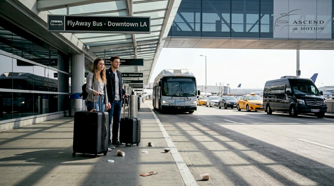 Efficient LAX to Downtown LA transportation in 2026